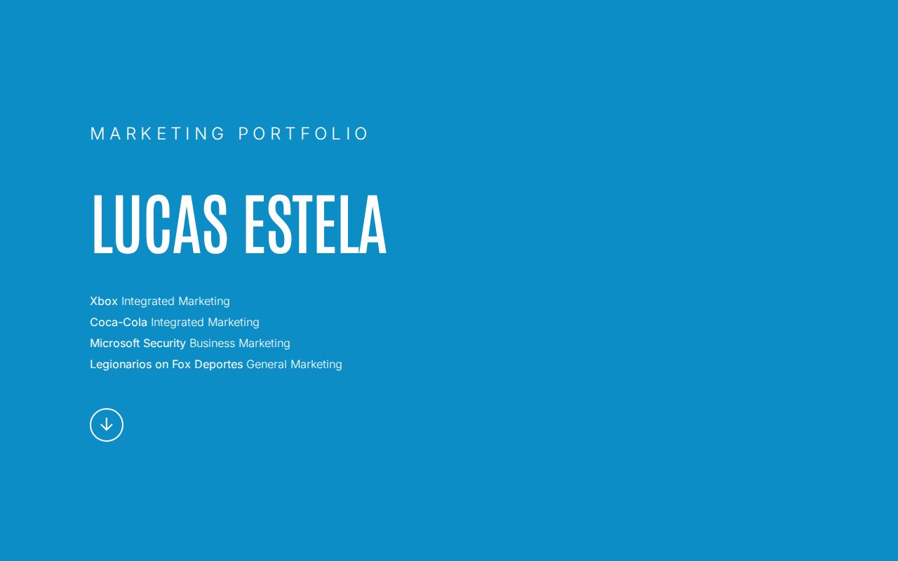 Lucas Estela's Marketing Portfolio